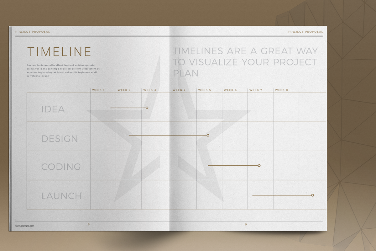 Project Proposal Layout | Creative Market