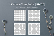 4 20x20 Storyboard/Collage Templates, a Templates & Theme by ...