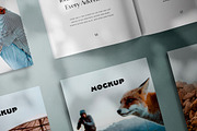 Square Magazines Layout Mockup, a Books & Magazine Mockup by Design Squad