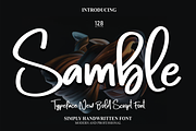 Samble | Script Font, a Script Font by Scratchones | Creative Market