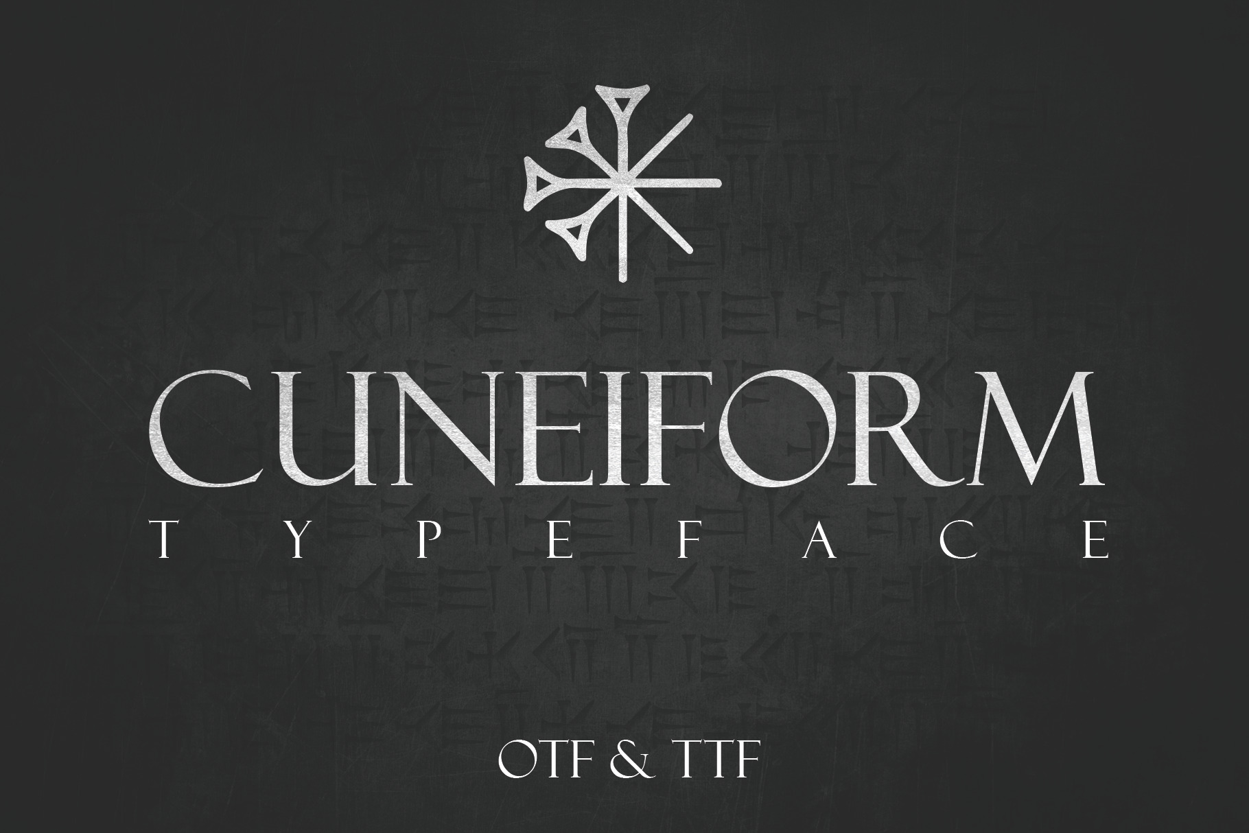 CUNEIFORM: An Ancient Typeface, a Symbol Font by Dene Studios ...