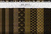 Art Deco Digital Backgrounds, a Pattern Graphic by The Paper Town