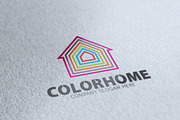 Color Home Logo, a Branding & Logo Template by essegraphic