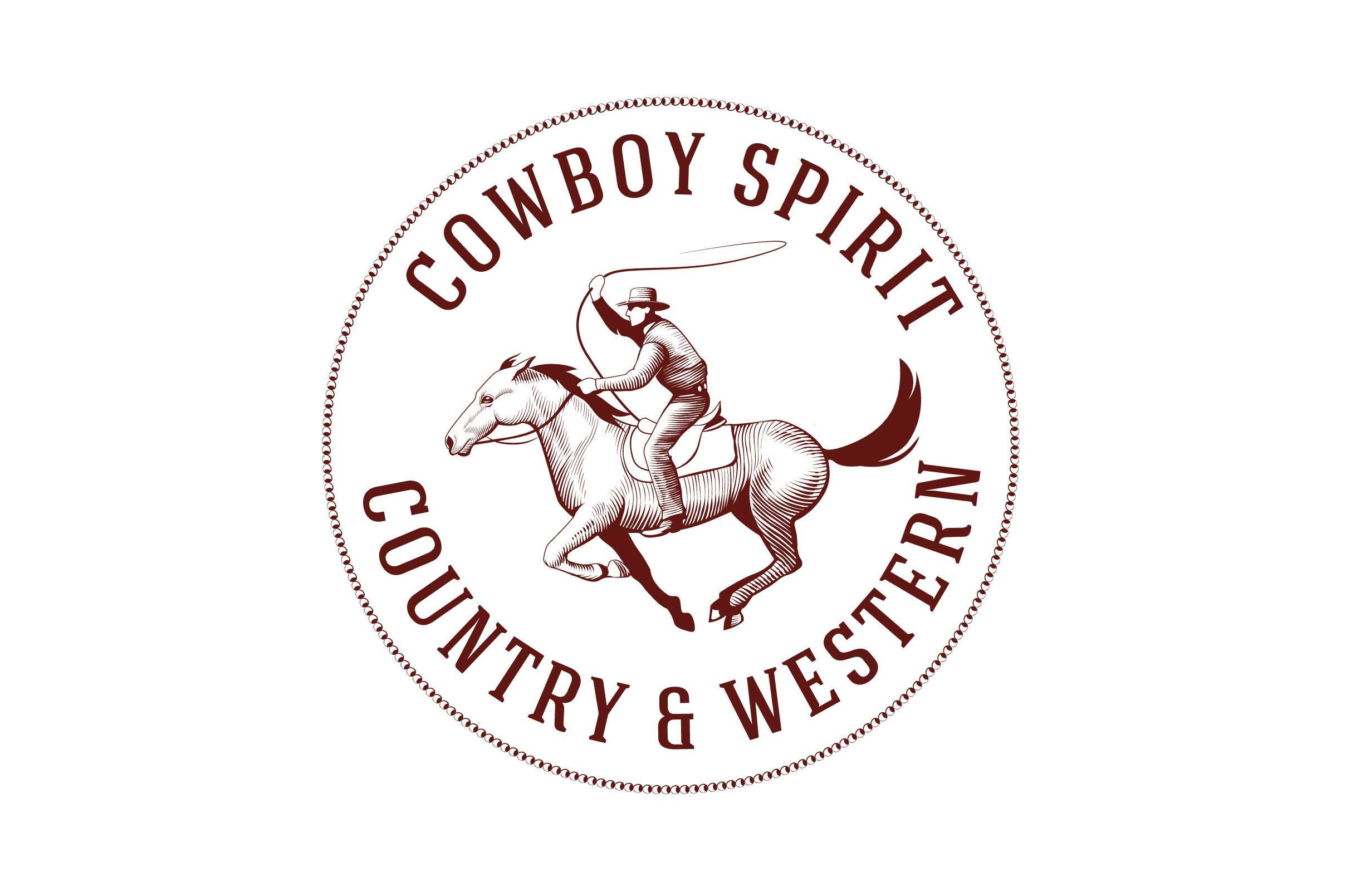 Cowboy Vintage Logo, a Branding & Logo Template by vatesdesign