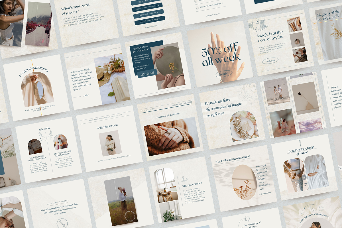 Spiritual Instagram Mystic Template, a Social Media Template by Story ...