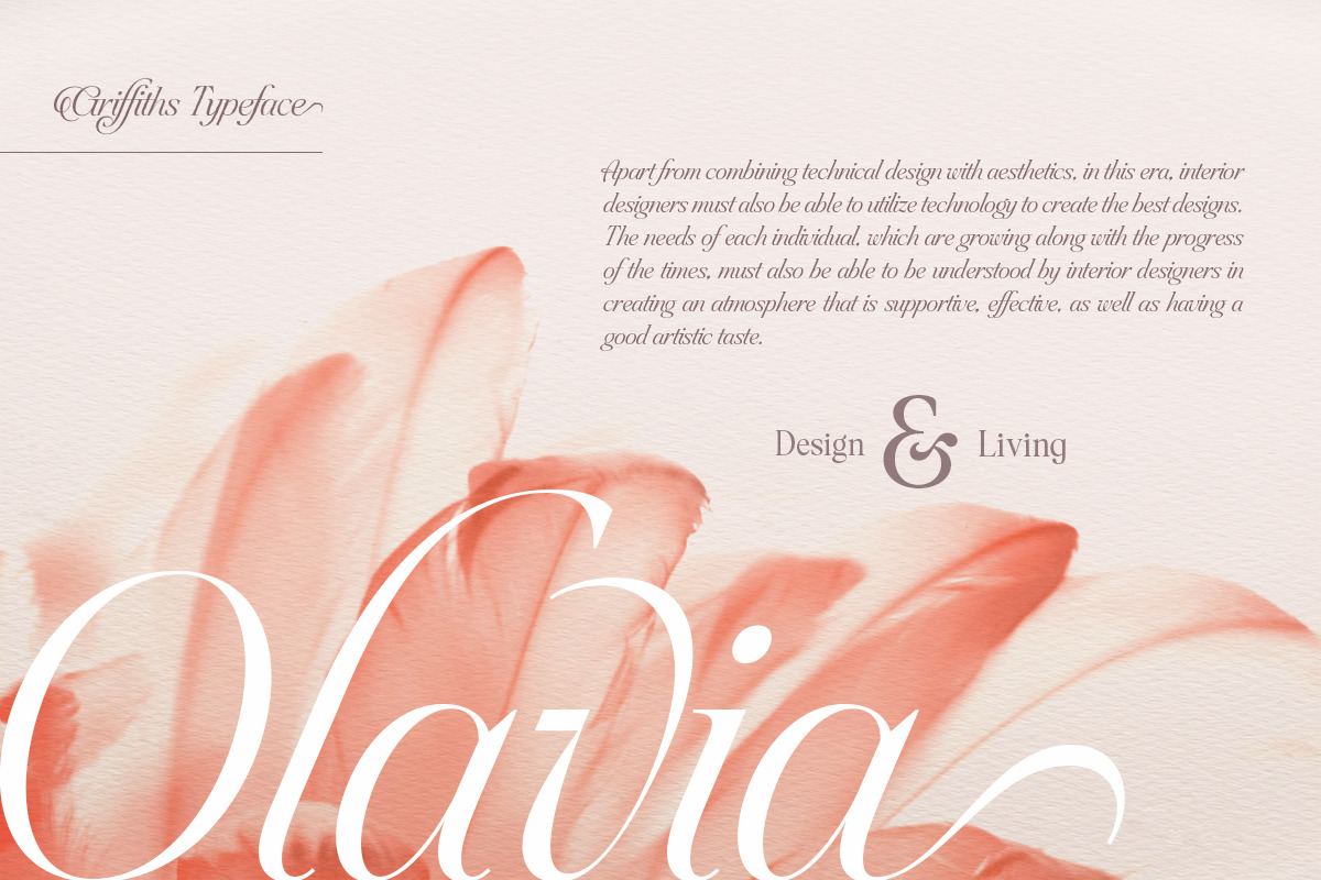 Griffiths, a Serif Font by Attract Studio