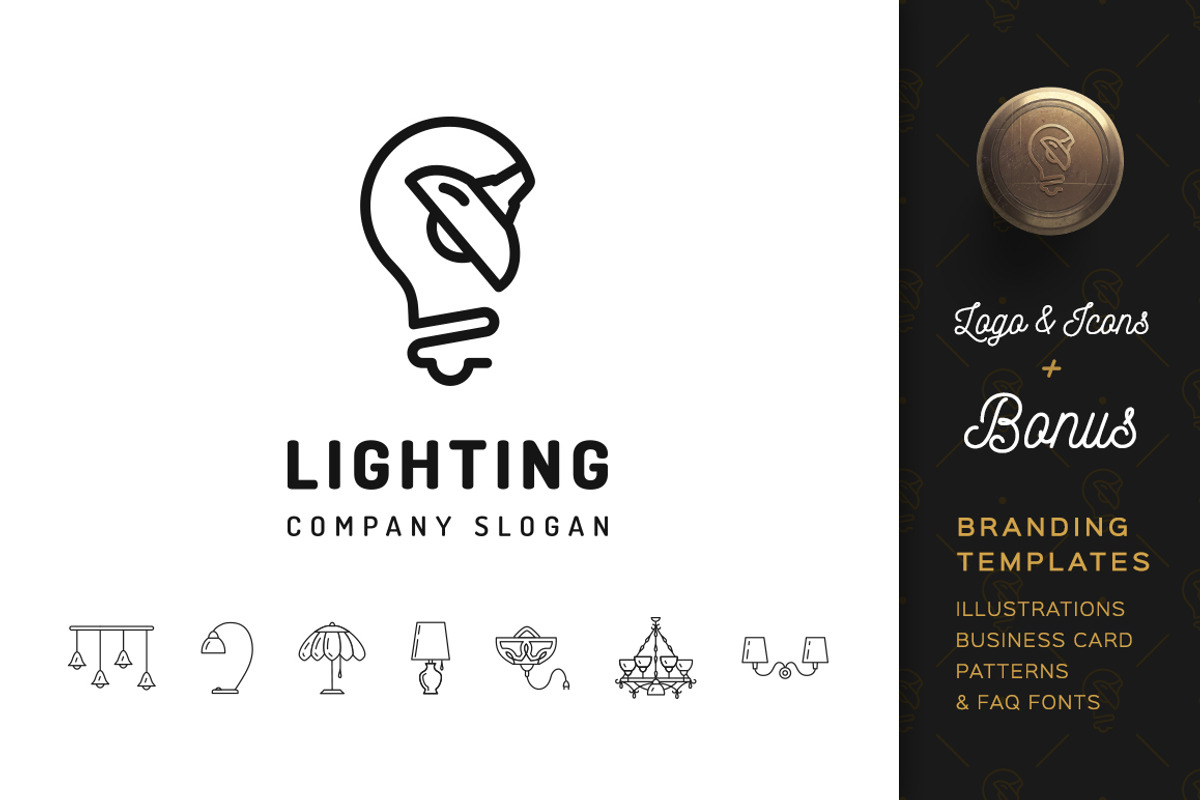 Lighting Logo & Branding Templates, a Branding & Logo Template by ...