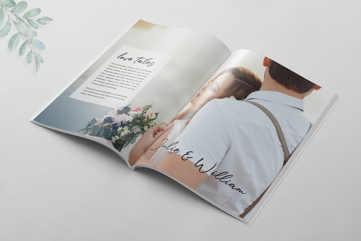 Wedding Photography Magazine Guide, a Magazine Template by Orcshape Studio