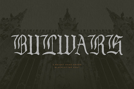 Decision Making Font, a Blackletter Font by 177Studio