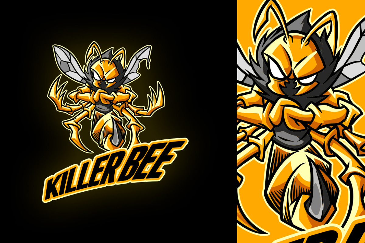 Killer Bee Logo, a Branding & Logo Template by Suhandi