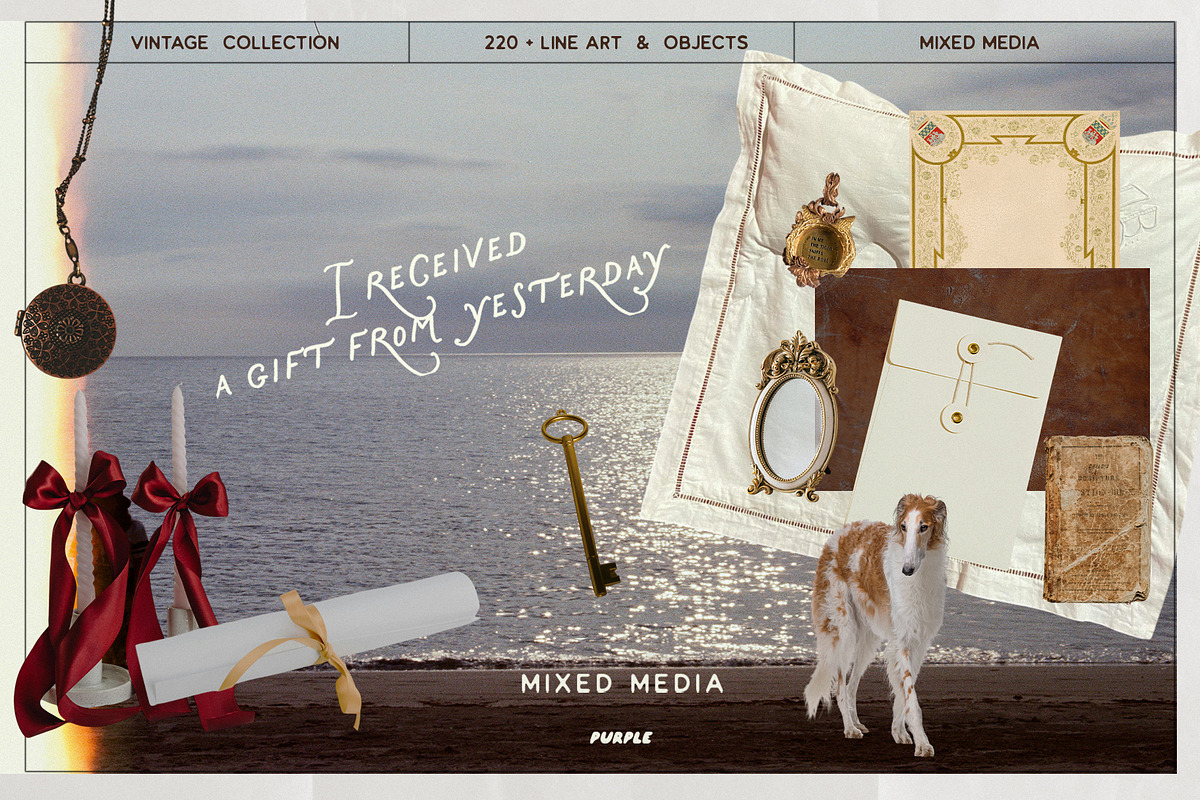 Vintage Objects & Line Art