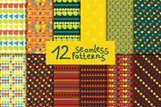 12 abstract colorful patterns | Graphic Patterns ~ Creative Market