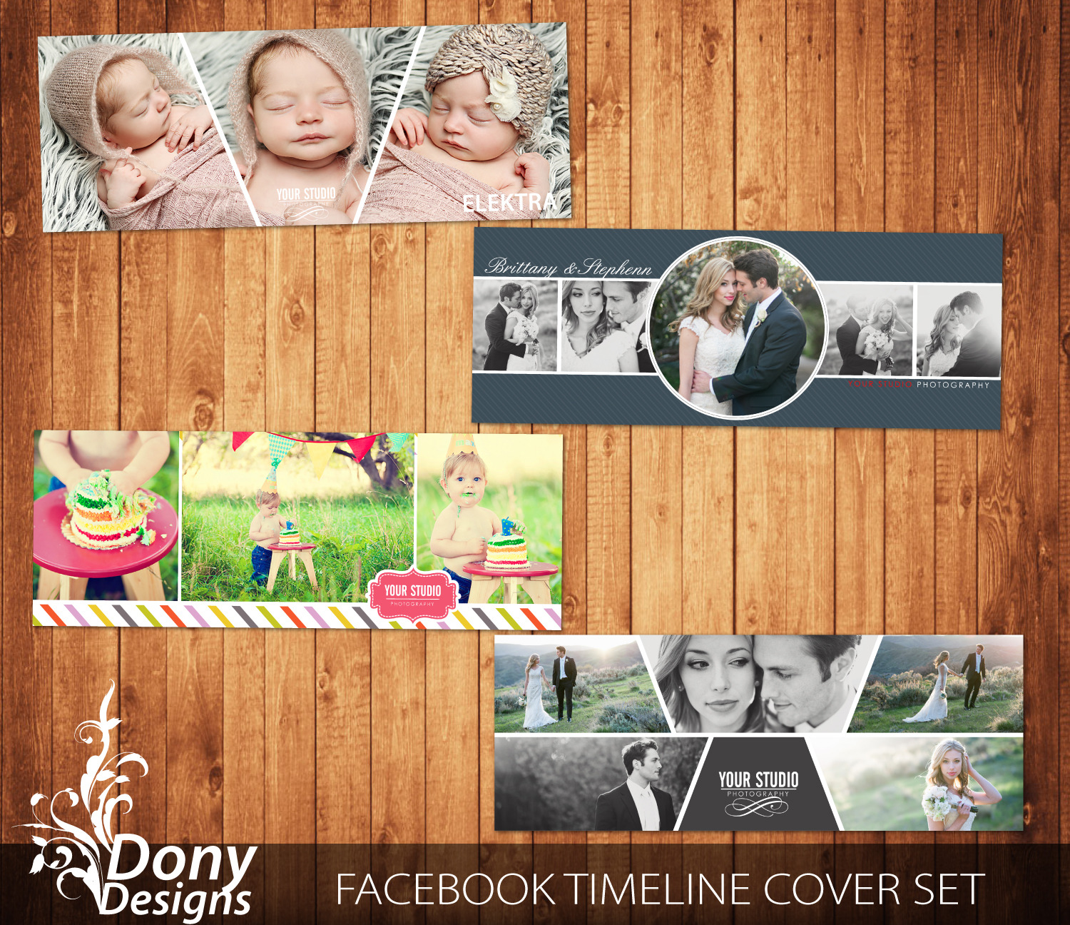 Facebook Cover Timeline Template Set, a Social Media Template by ...