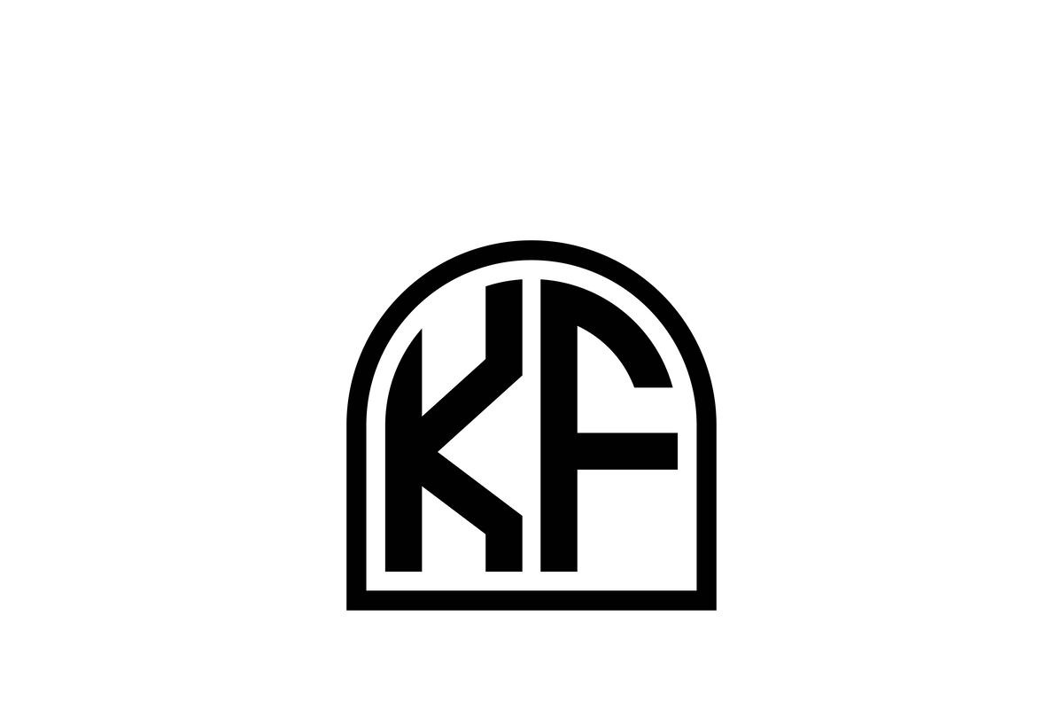 KF logo design vector template, a Branding & Logo Template by xcoolee