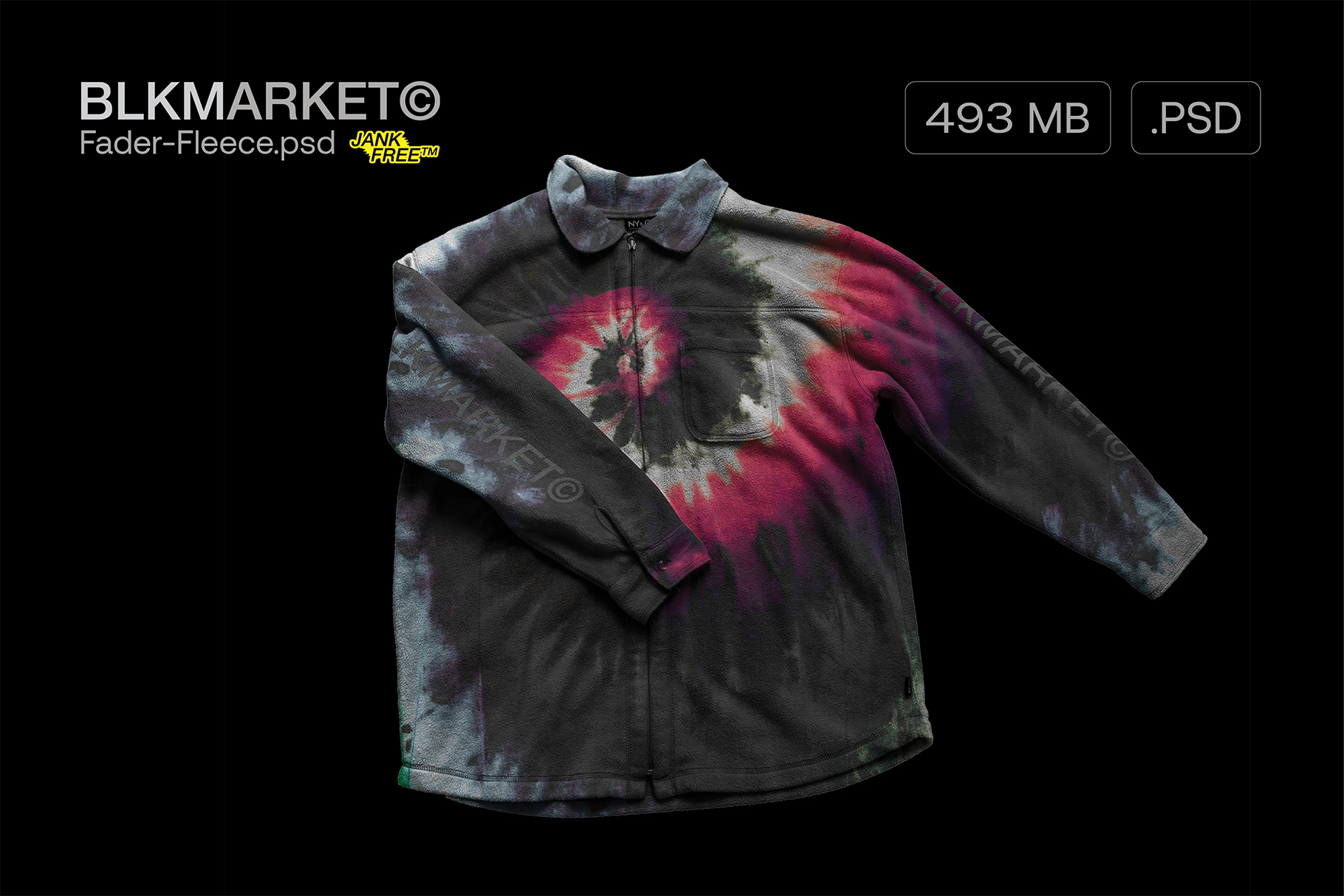 Fader-fleece.psd - Streetwear Mockup, a Hoody Mockup by BLKMARKET©