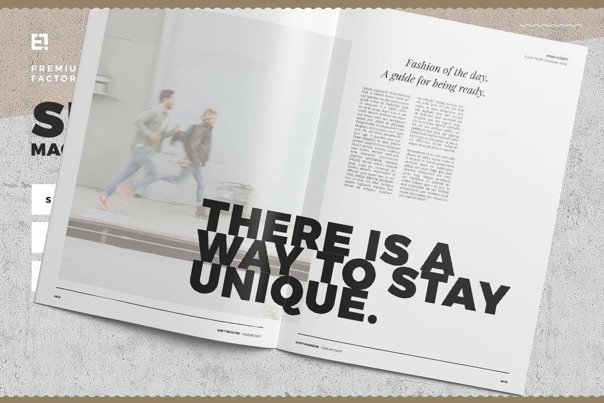 Shift Magazine, a Magazine Template by Egotype