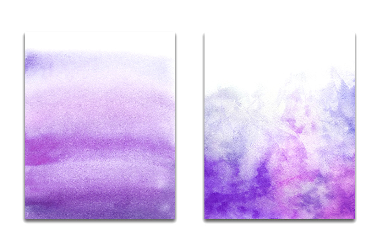 purple ombre watercolor, a Texture Graphic by GraphicRain