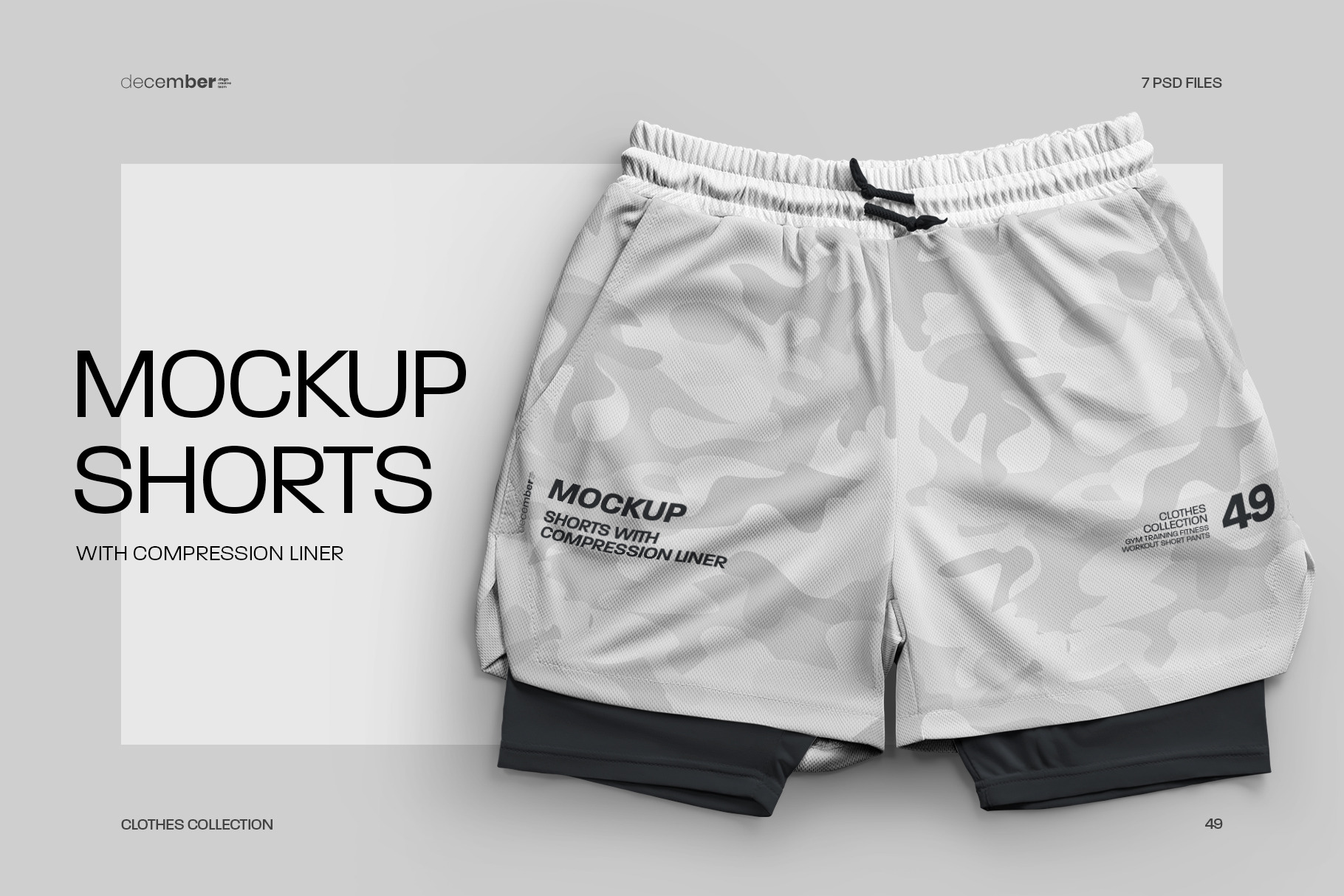 Mockups Shorts with Compression Line, a Shirt Mockup by Grow Design ...