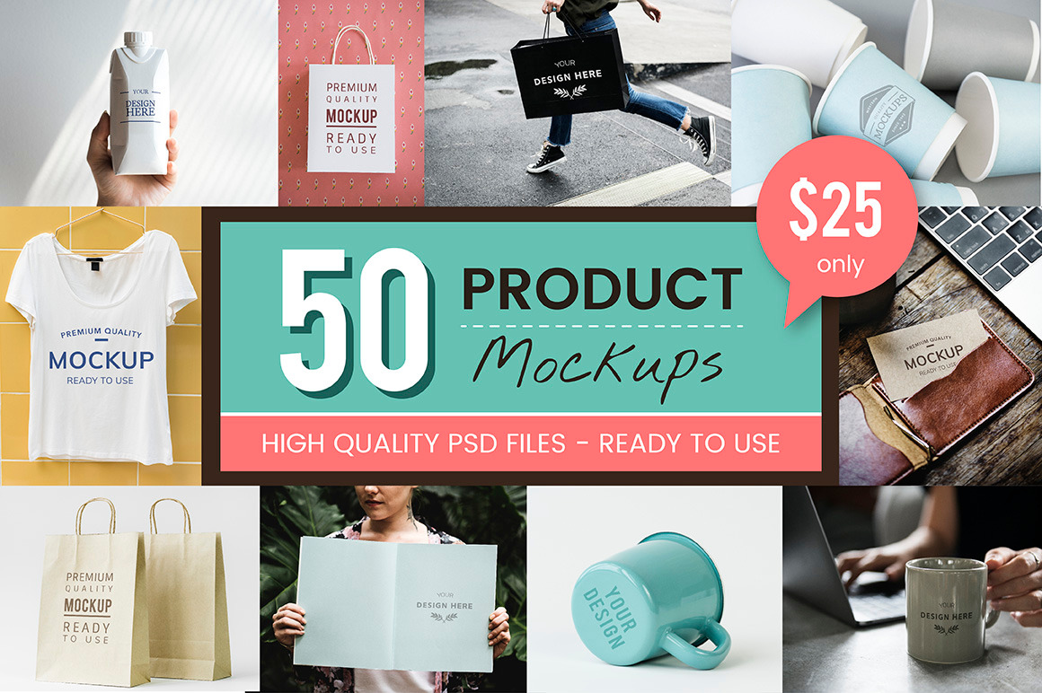 The Best Products Mockup Bundle, a Graphic by rawpixel