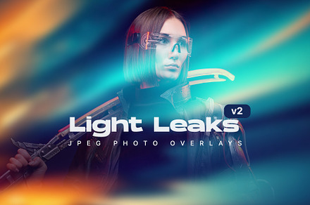 20 Light Leak Overlays, a Texture Graphic by cw_kennedy