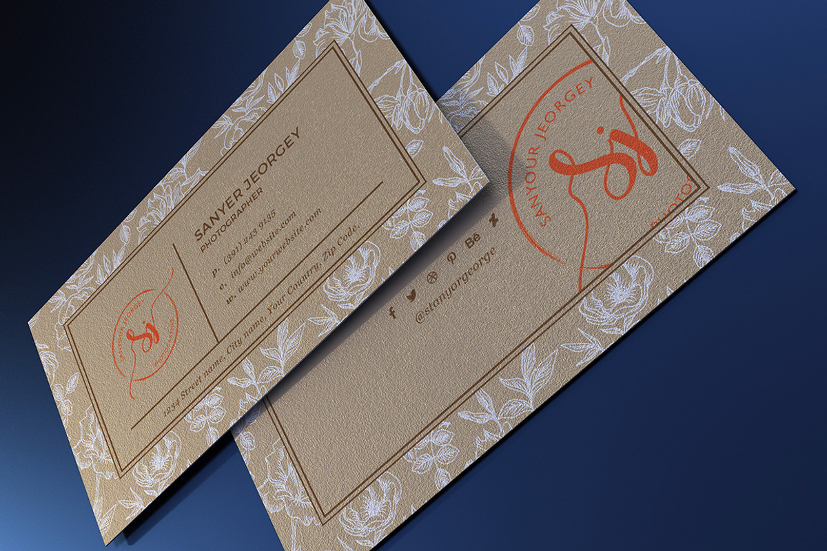 Kraft Paper Business Card Bundle, a Business Card Template by ...