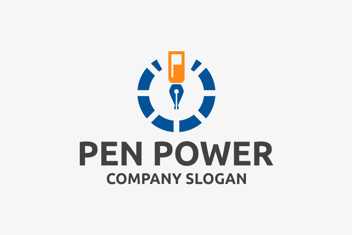 Pen Power, a Branding & Logo Template by Brandlogo