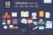 Education Vector Icons V2, a Duotone Icon by Jumbo Icons