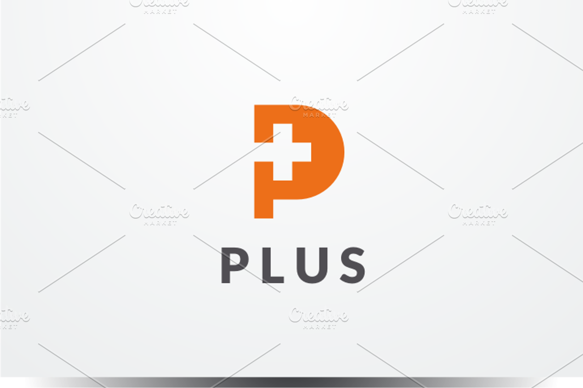 Plus - Letter P Logo, a Branding & Logo Template by yopie | Creative Market