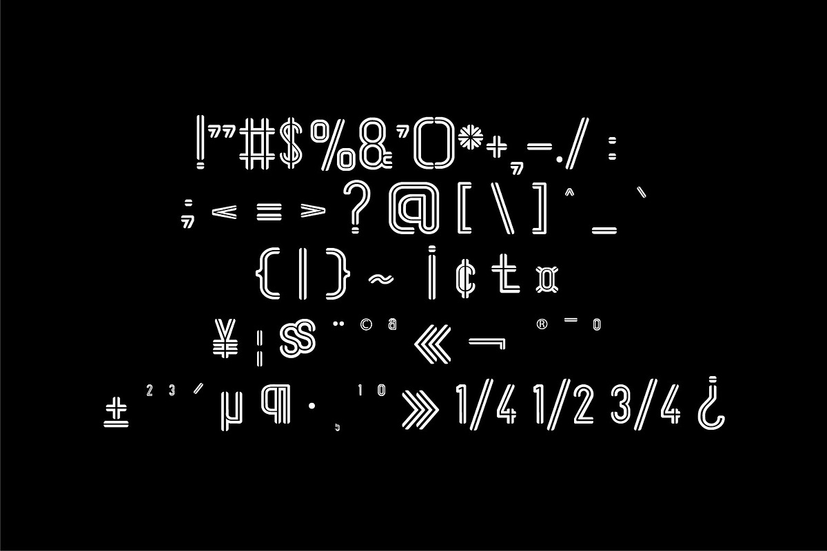 frontlines classic font, a Symbol Font by WAP | Creative Market