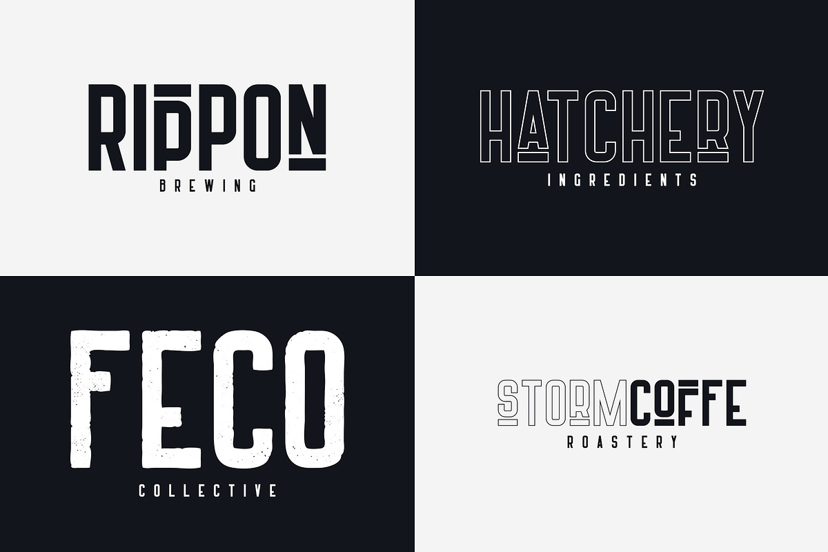 Harrison - Retro typeface, a Font by VP Fonts