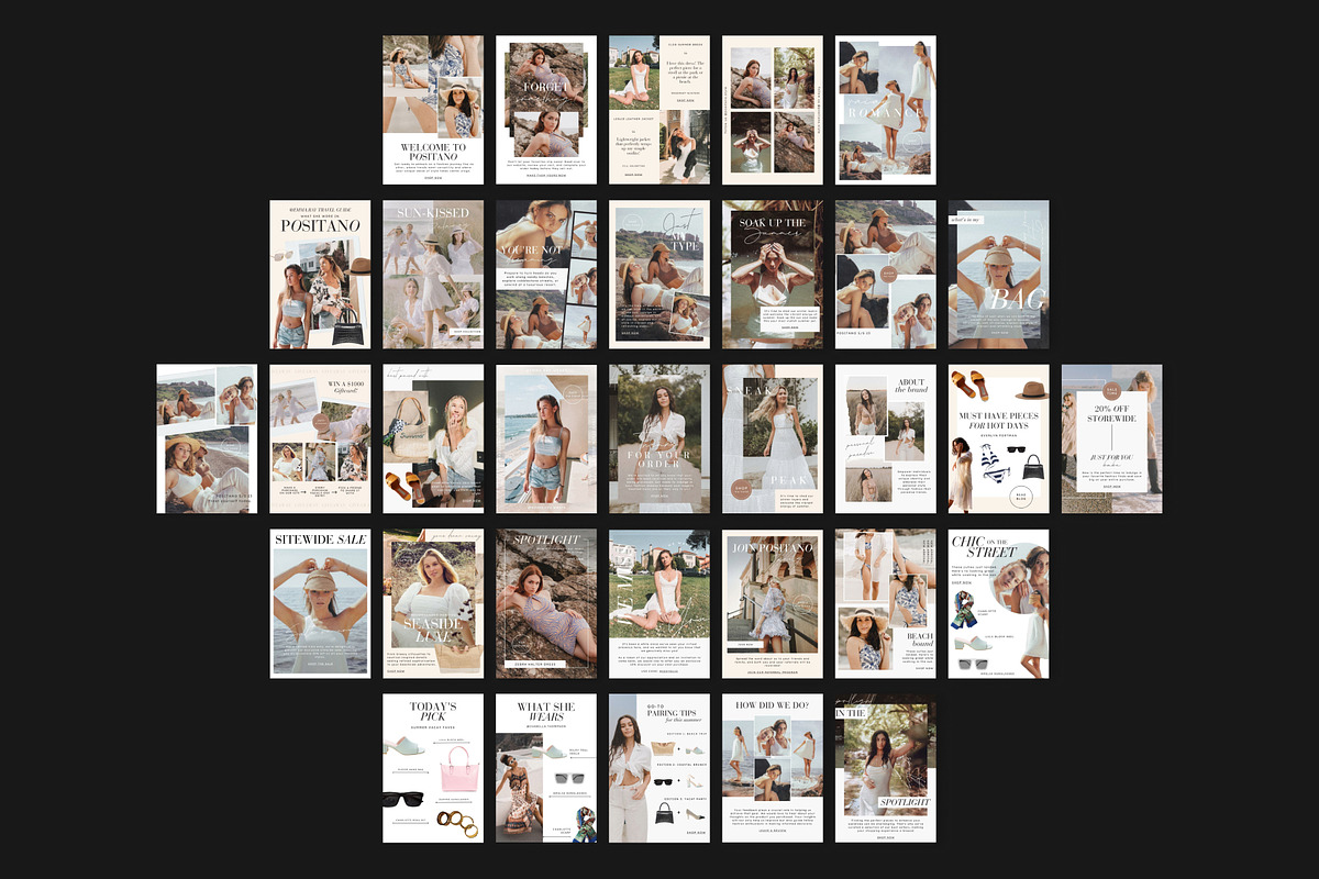 POSITANO | Email Marketing Bundle, an Email Template by Studio Mayde