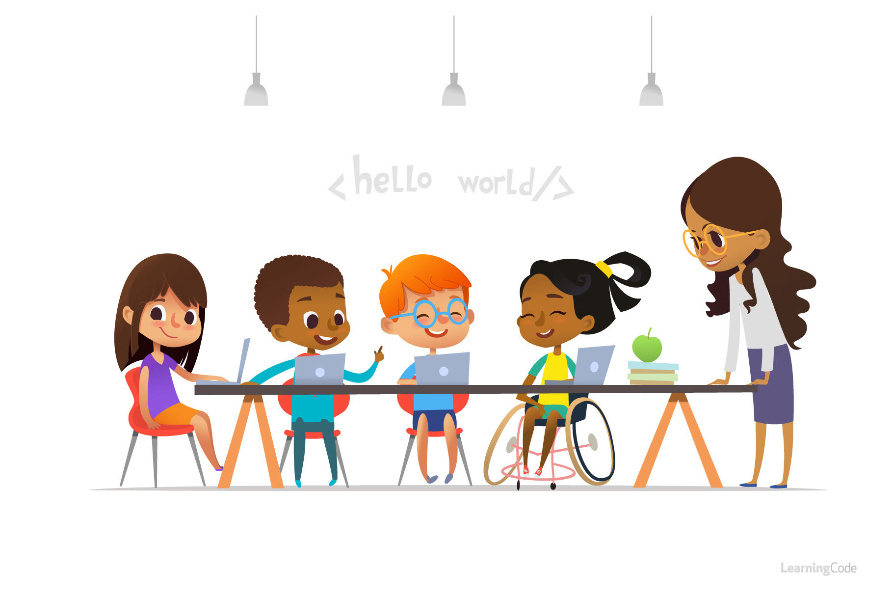 School inclusive education | Education Illustrations ~ Creative Market