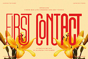 First Contact - 16 Fonts in One Pack, a Sans Serif Font by SilverStag ...
