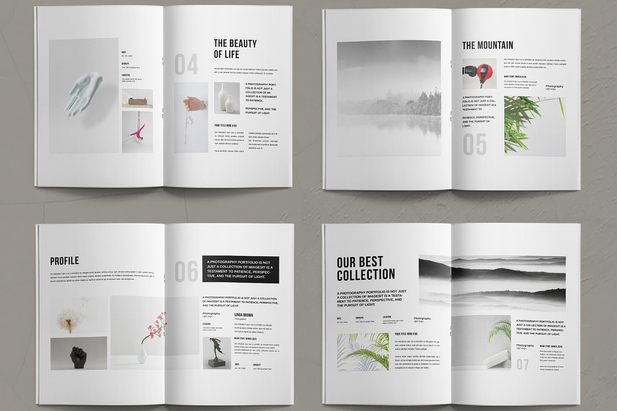 Photography Portfolio Template