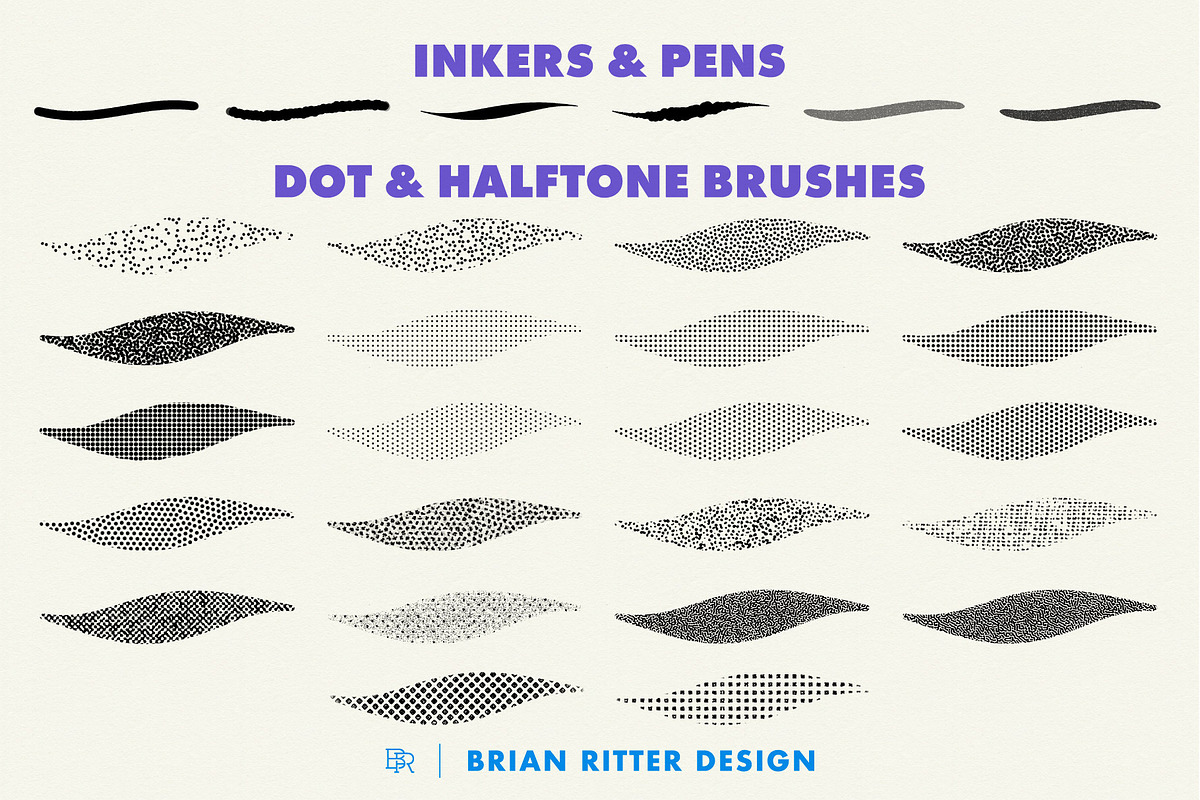 Risograph Toolkit for Procreate, a Brush Add-On by Brian Ritter Design