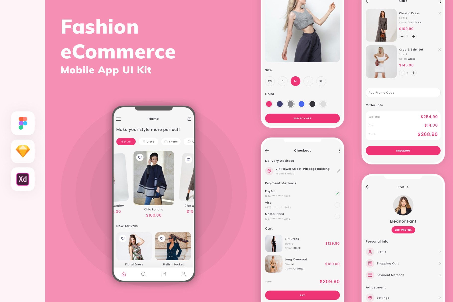 Fashion eCommerce Mobile App UI Kit, an UI Kit Template by uicube