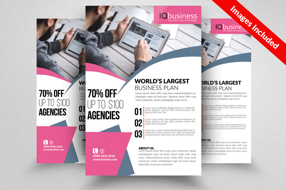 Business Flyer PSD Template, a Flyer Template by Psd Templates ...