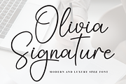 Olivia Signature | Script Font, a Handwriting Font by Scratchones