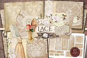 Lace Scrapbook Kit