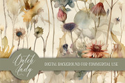 Seamless Field Flower Patterns, a Pattern Graphic by The Dutch Lady ...