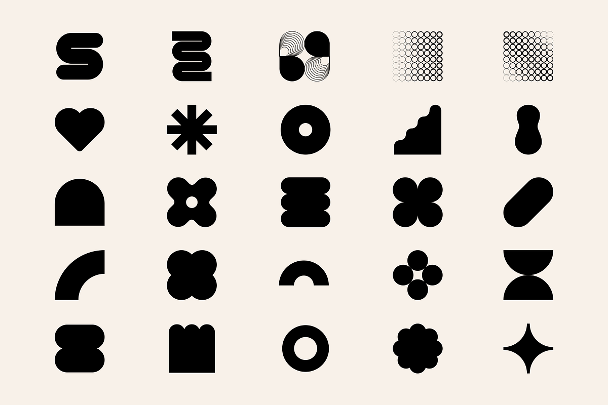 Pattern Patches and Abstract Shapes