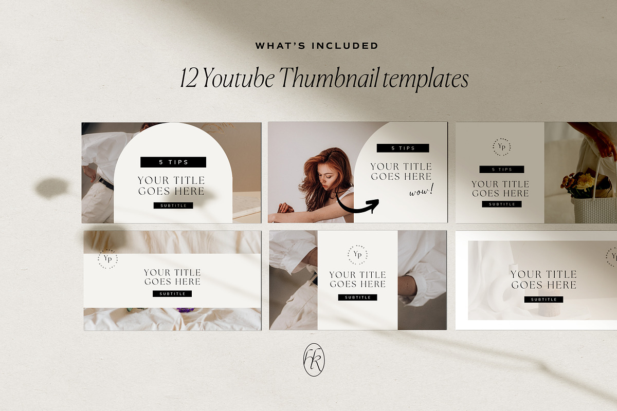 Youtuber Template Bundle Canva