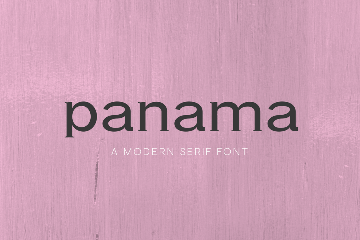 Panama - A Modern Serif Font, a Serif Font by blackdahliapress
