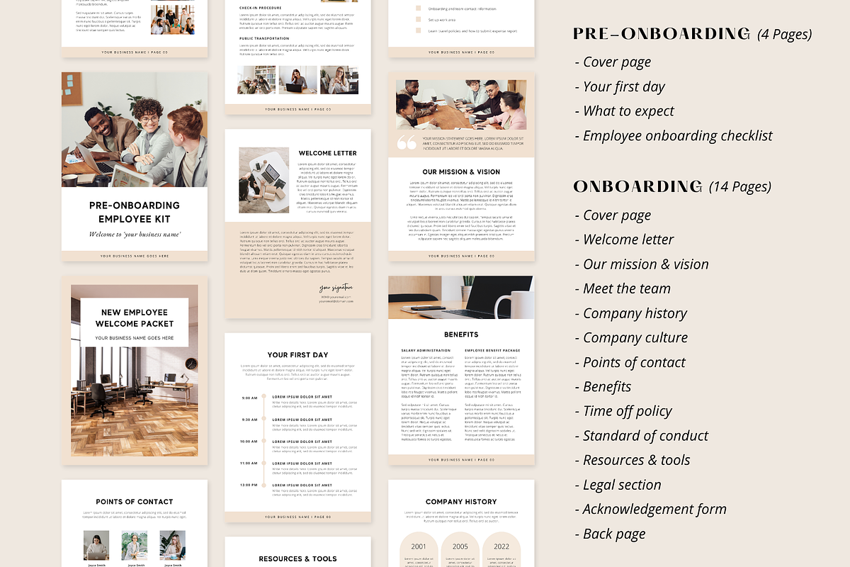 Employee Welcome Package Template, a Magazine Template by ShopRShop