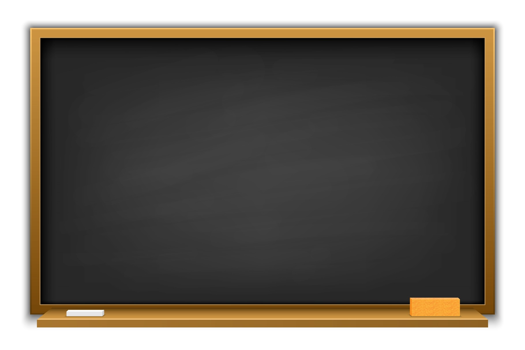 Chalkboard blank template blackboard, an Education Illustration by ...