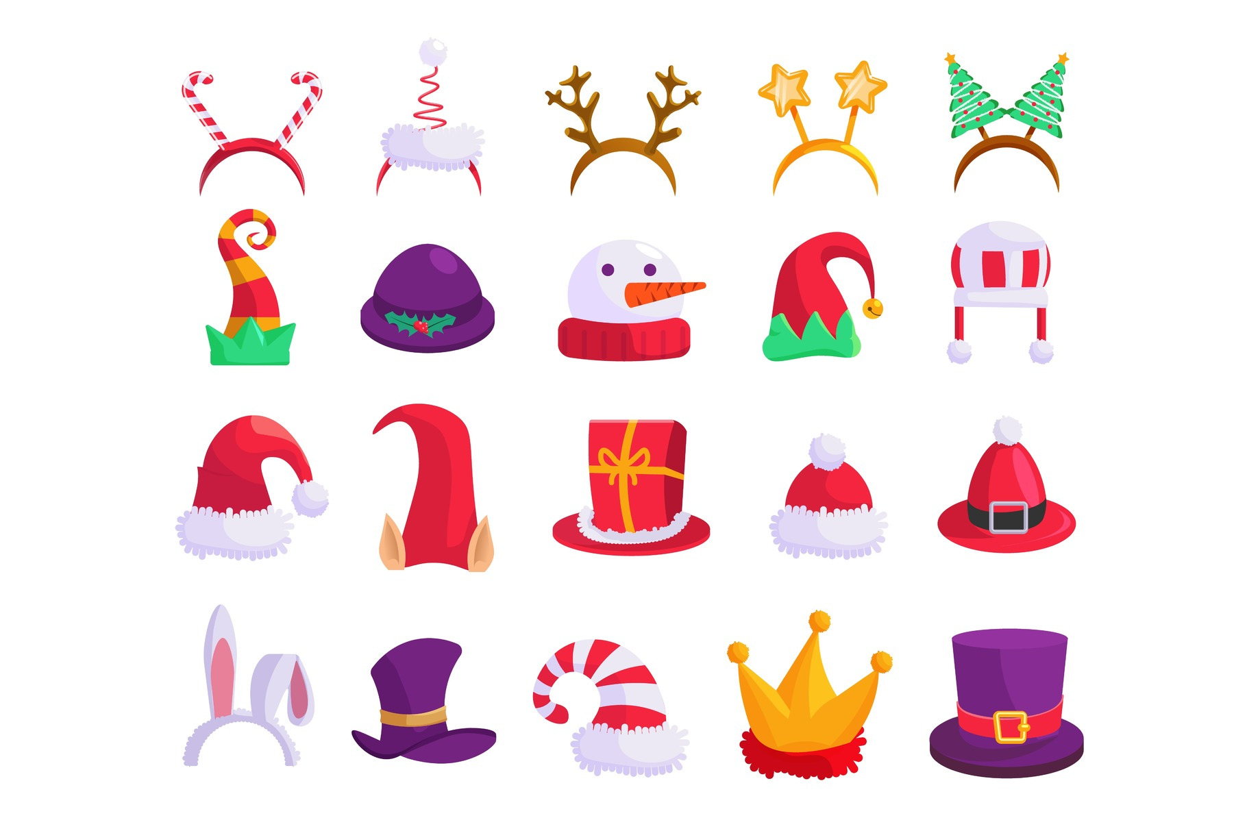 Christmas holiday hat or new year | Graphic Objects ~ Creative Market