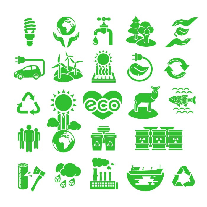 Nature Resources Ecological Icons | Icons ~ Creative Market