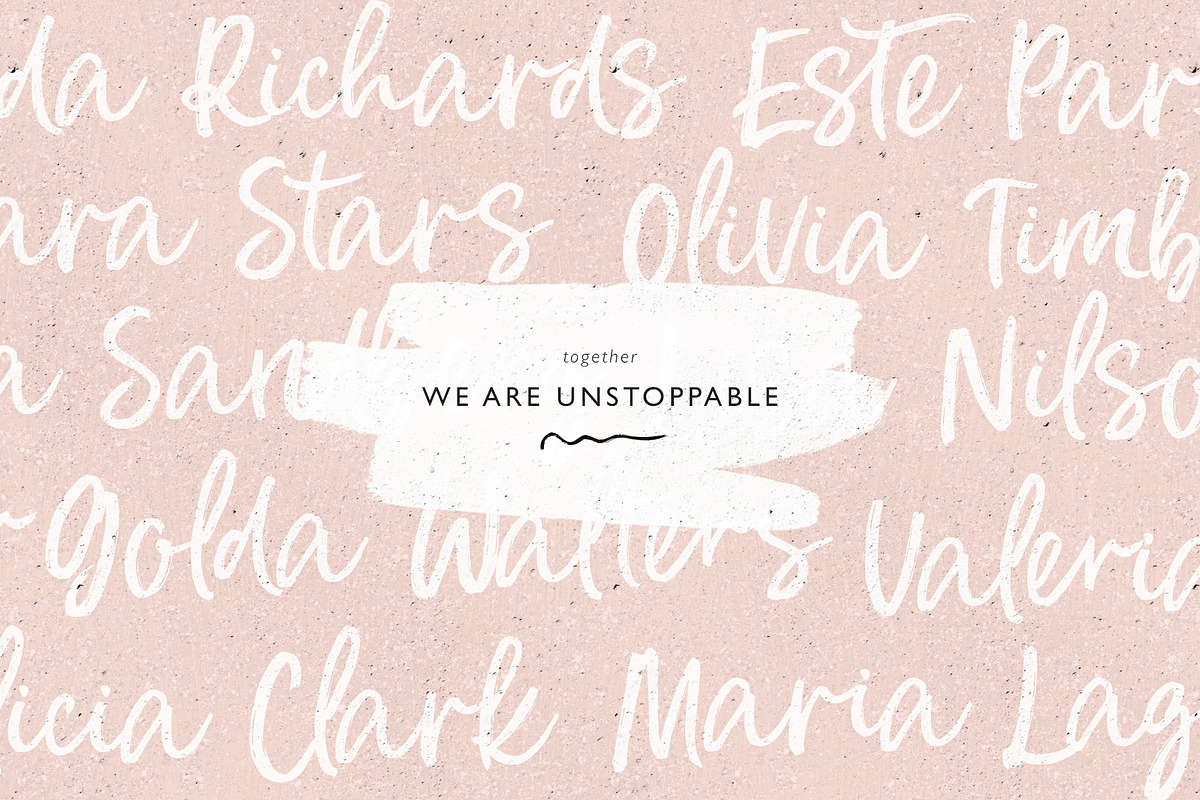 Dusty Rose Font, a Script Font by Favete Art