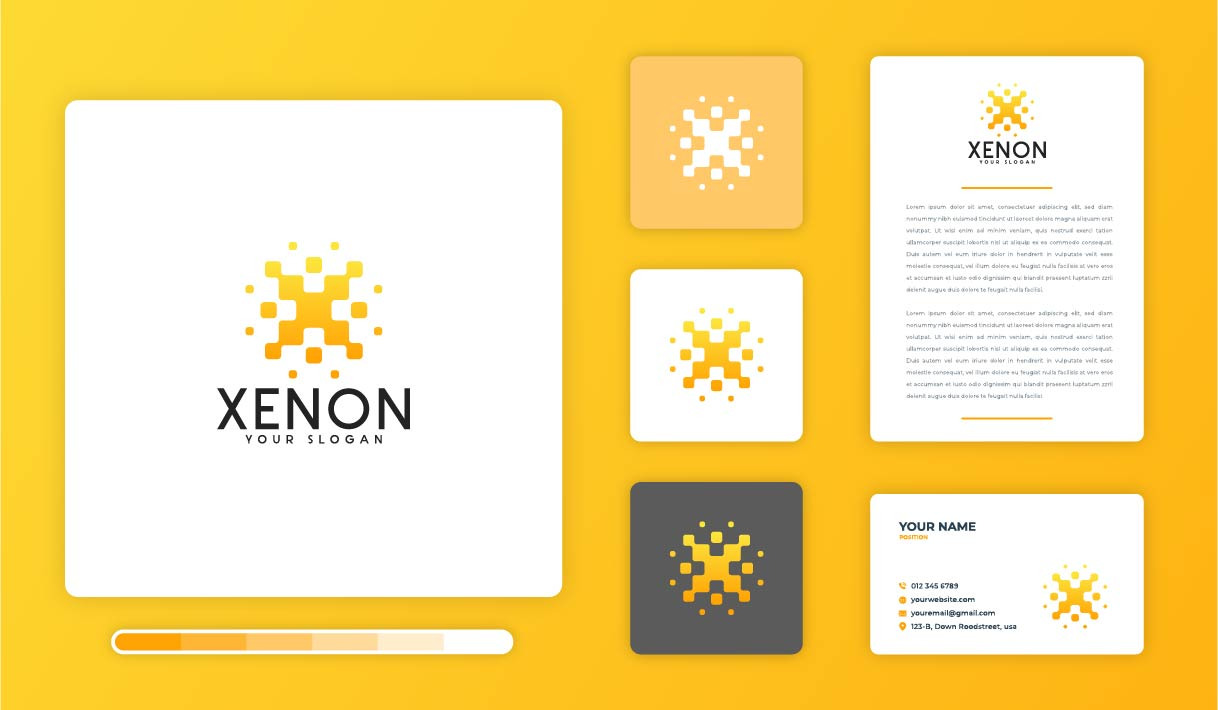 Xenon Logo Design Template, a Branding & Logo Template by Nisha Droch