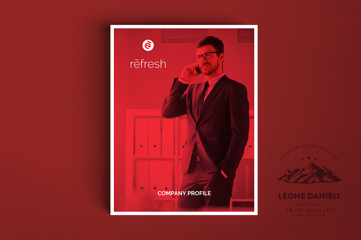 Refresh - Company Profile, a Brochure Template by Boris Cupac